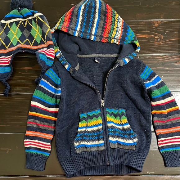 GAP | Shirts & Tops | Toddler Gap Zipup Sweater And Matching Cap | Poshmark